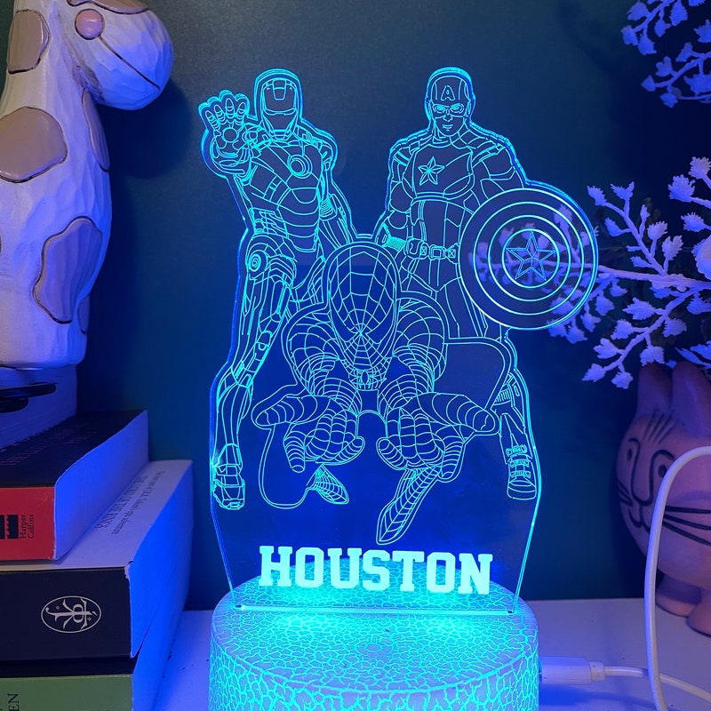 Avengers Night Light - Etsy