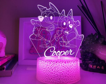 Bluey Lamp - Etsy Australia
