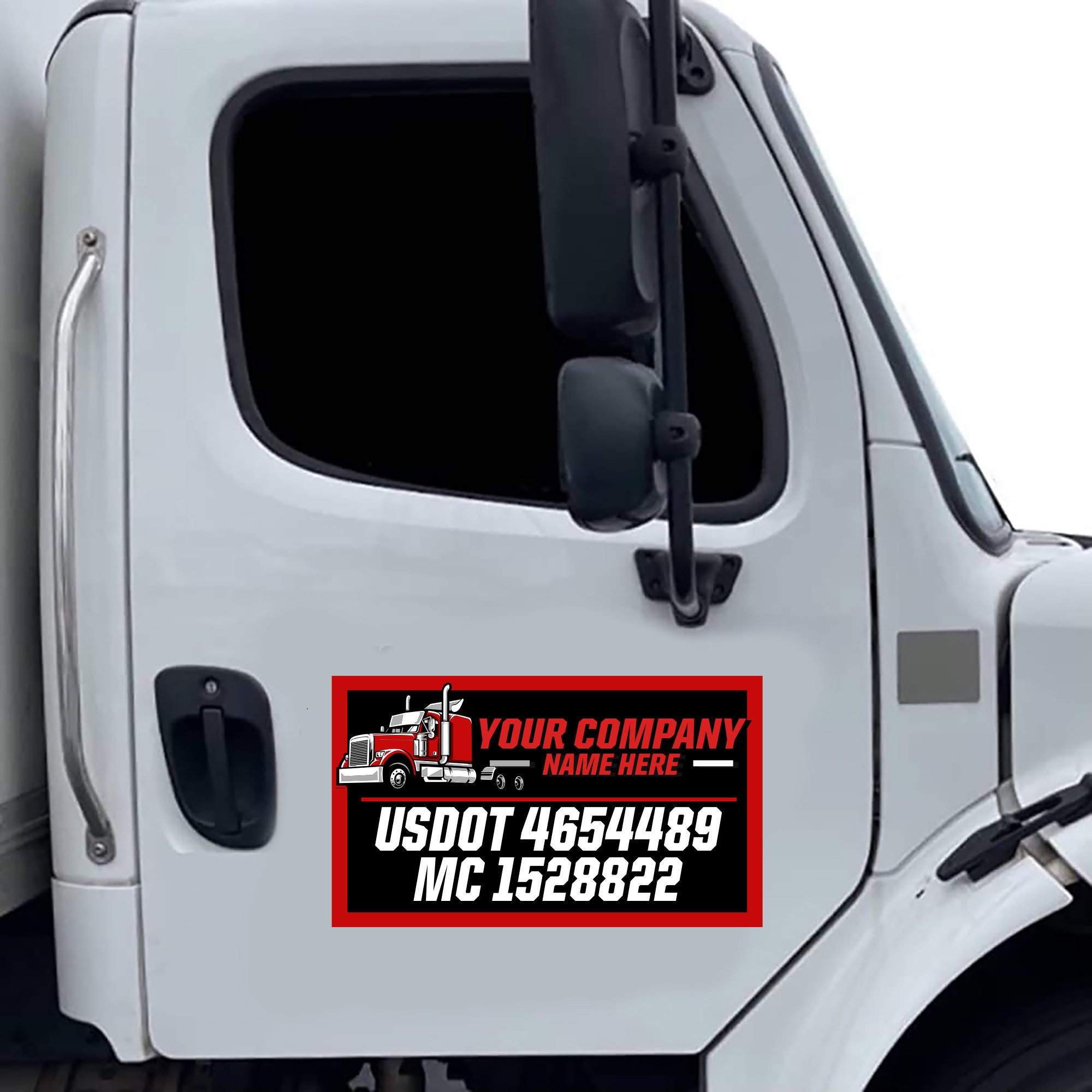 US DOT Number | Dot Vinyl Stickers & Decals (tow Truck, Trucking, 18 ...