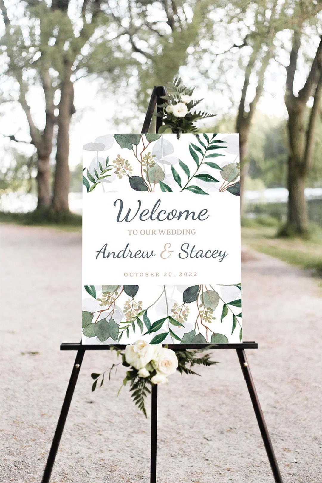 Wedding Welcome Sign, Wedding Sign, Welcome to Our Wedding Sign ...