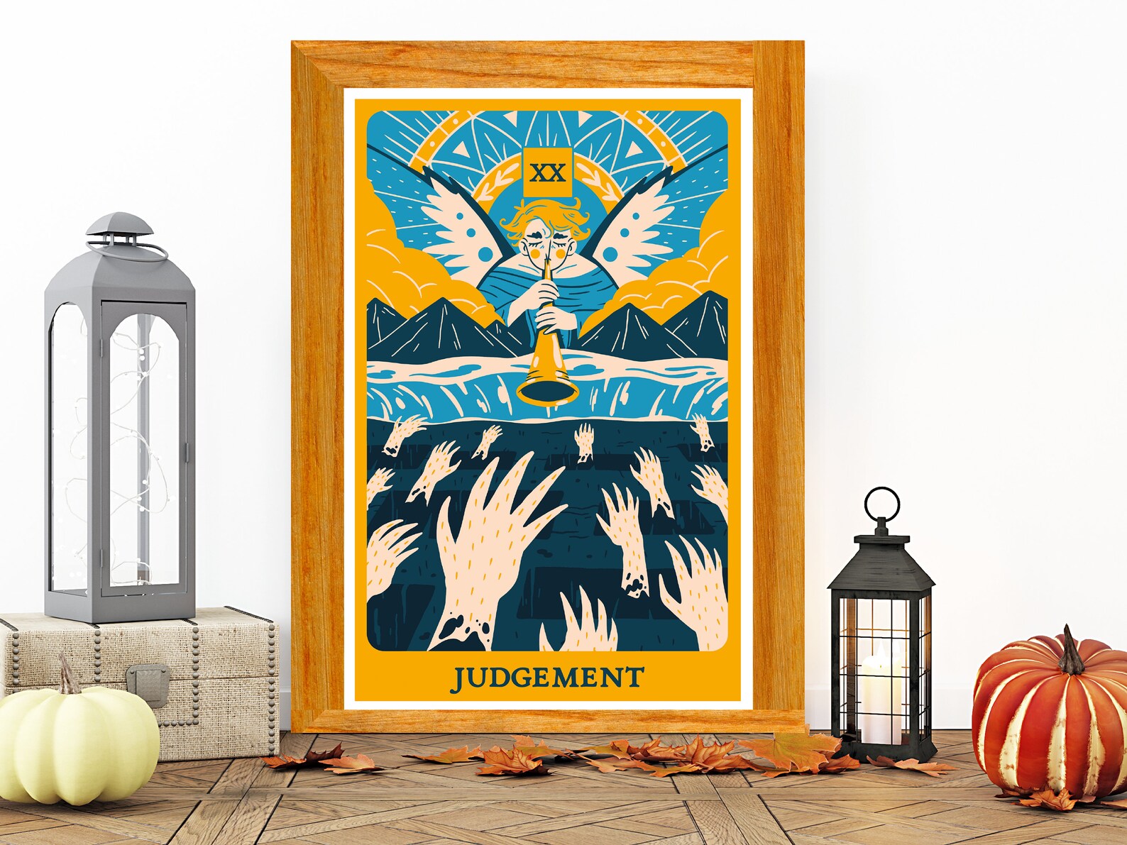 The Judgement Tarot Card Mystical Wall Art Witchy Wall - Etsy