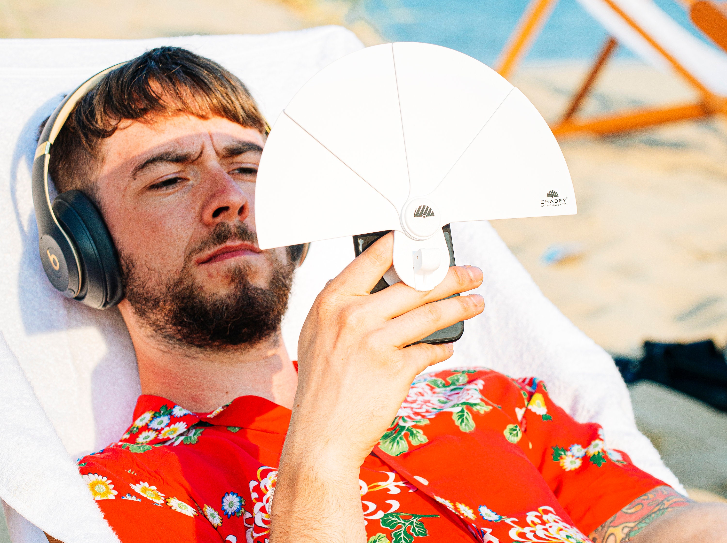 The Stylish White 'shadey' - Universal Phone Shade / Face Shade ...