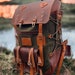 Handmade | Bushcraft Backpack | Canvas Leather Backpack | 50 L | Daily ...