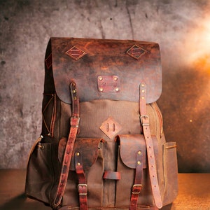 Handmade | Camping Backpack | Hiking Backpack | Bushcraft Backpack ...