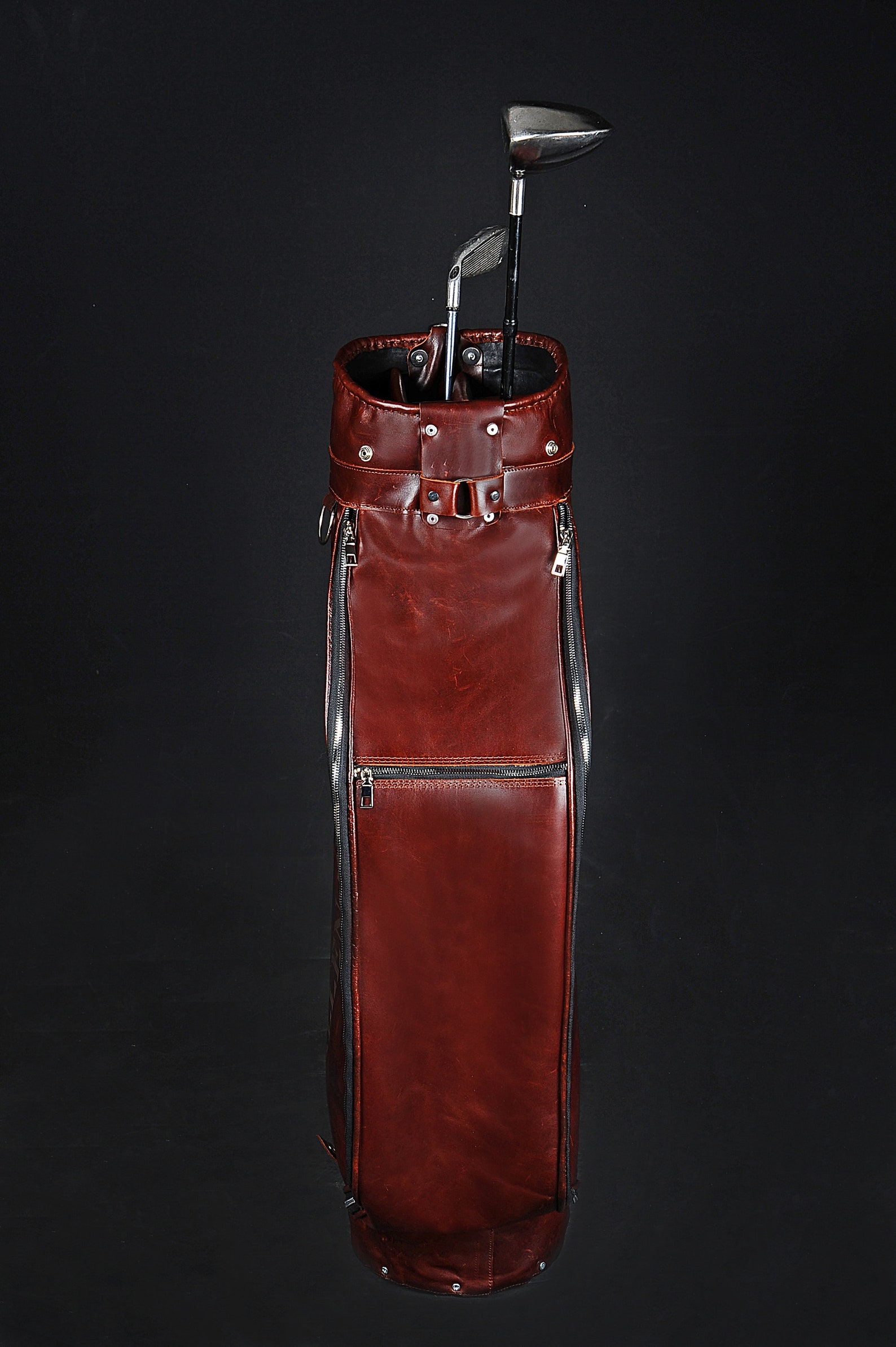Limited | Reddish Brown Color | Handmade Leather Golf Bag | Tailor Made ...