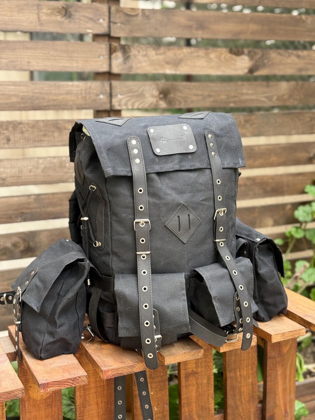 Black Hiking Backpack | Camping Backpack | Fishing Backpack ...