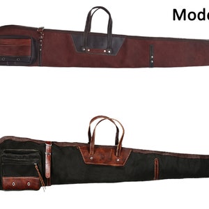 Handmade 9 Model | Leather Rifle Bag | Canvas Rifle Bag | Waxed Canvas ...