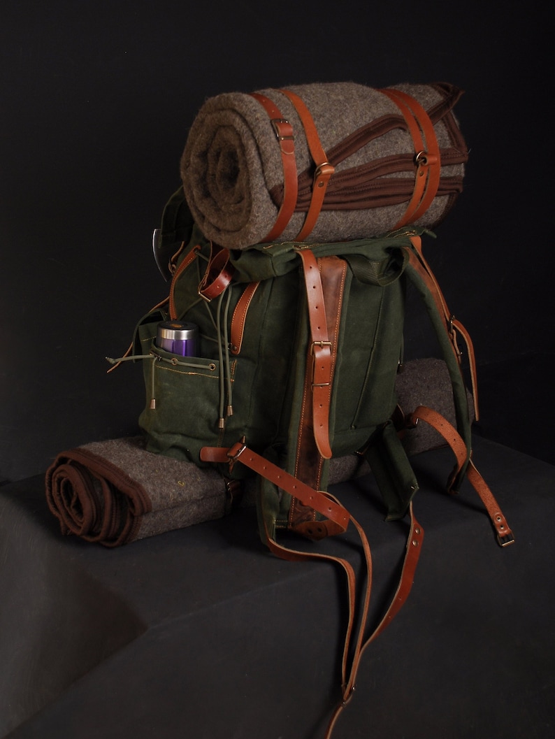 30L to 50L | Bushcraft Backpack | Brown, Green, Dhaki Colours ...