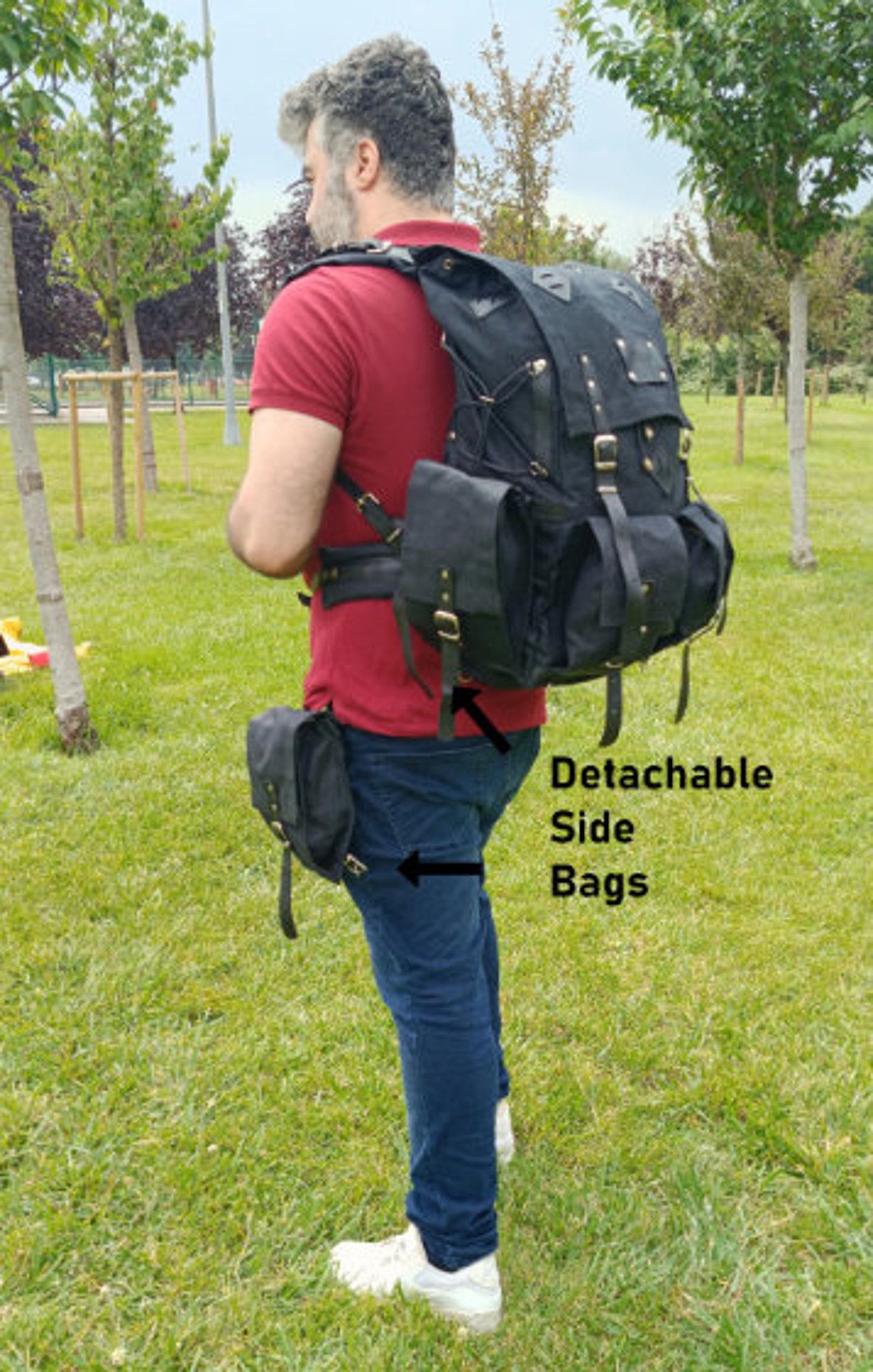 Molle Bushcraft Backpack Suitable for Bushcraft, Travel, Camping ...