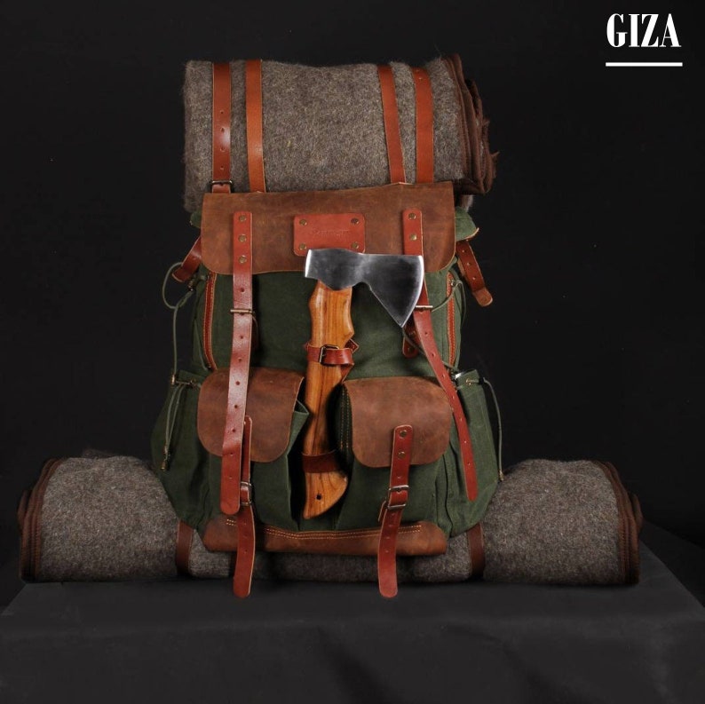 Bushcraft Backpack Camping Backpack Rucksack Bag - Etsy