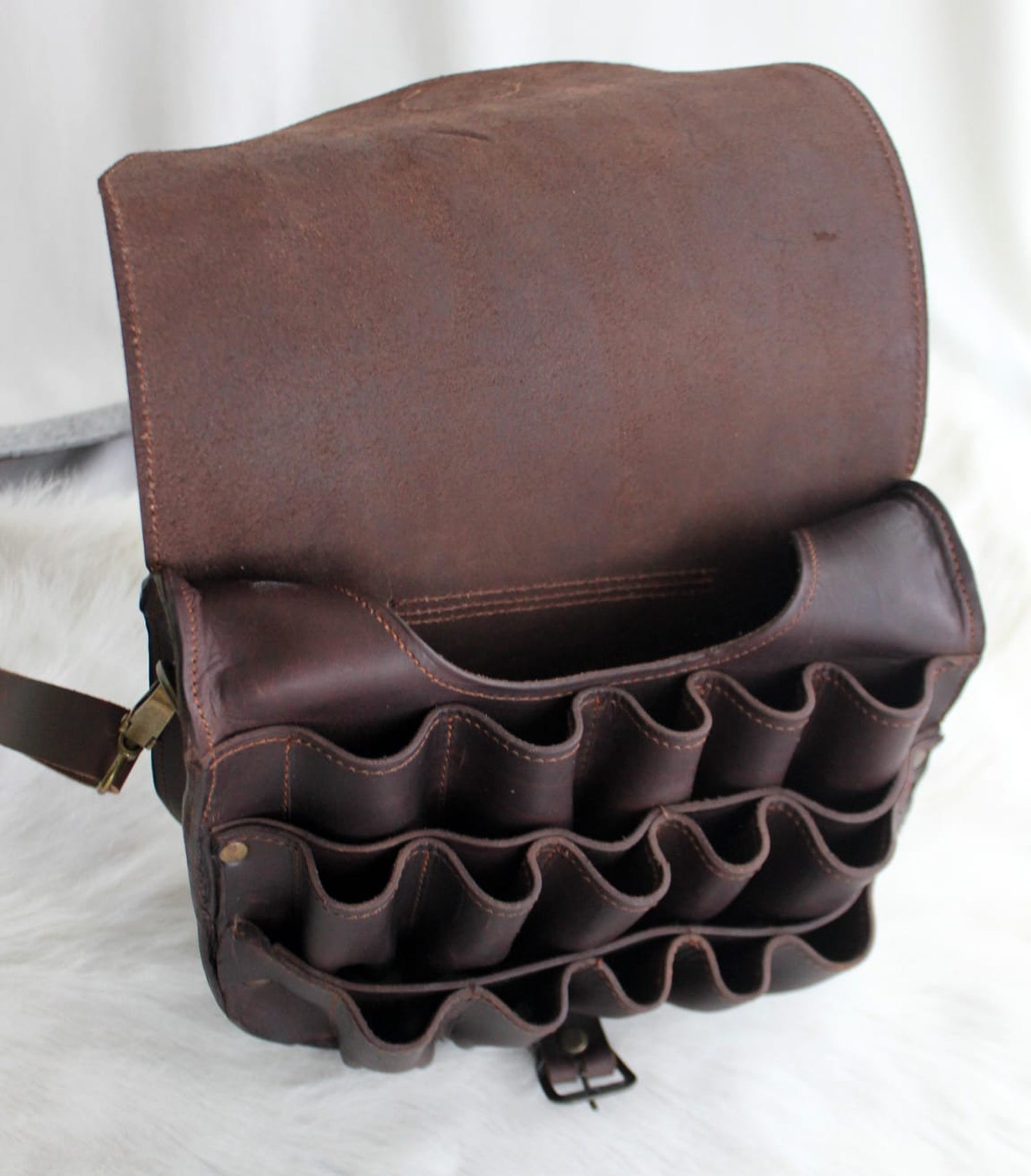 Handmade | Cartridge Bag | Hunting Belt and Suspenders Kit With ...