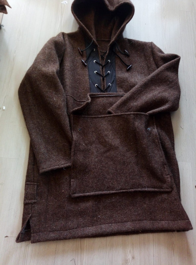 Wool Anorak Bushcraft Camping Anorak You Will Be Ready - Etsy