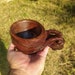 Goat Kuksa, Bushcraft Handmade Kuksa, Wooden Mug Lion Claw Model ...