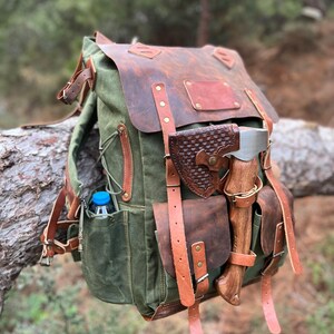 30L to 80L | Green | Bushcraft | Camping | Hiking | Rucksack | Backpack ...