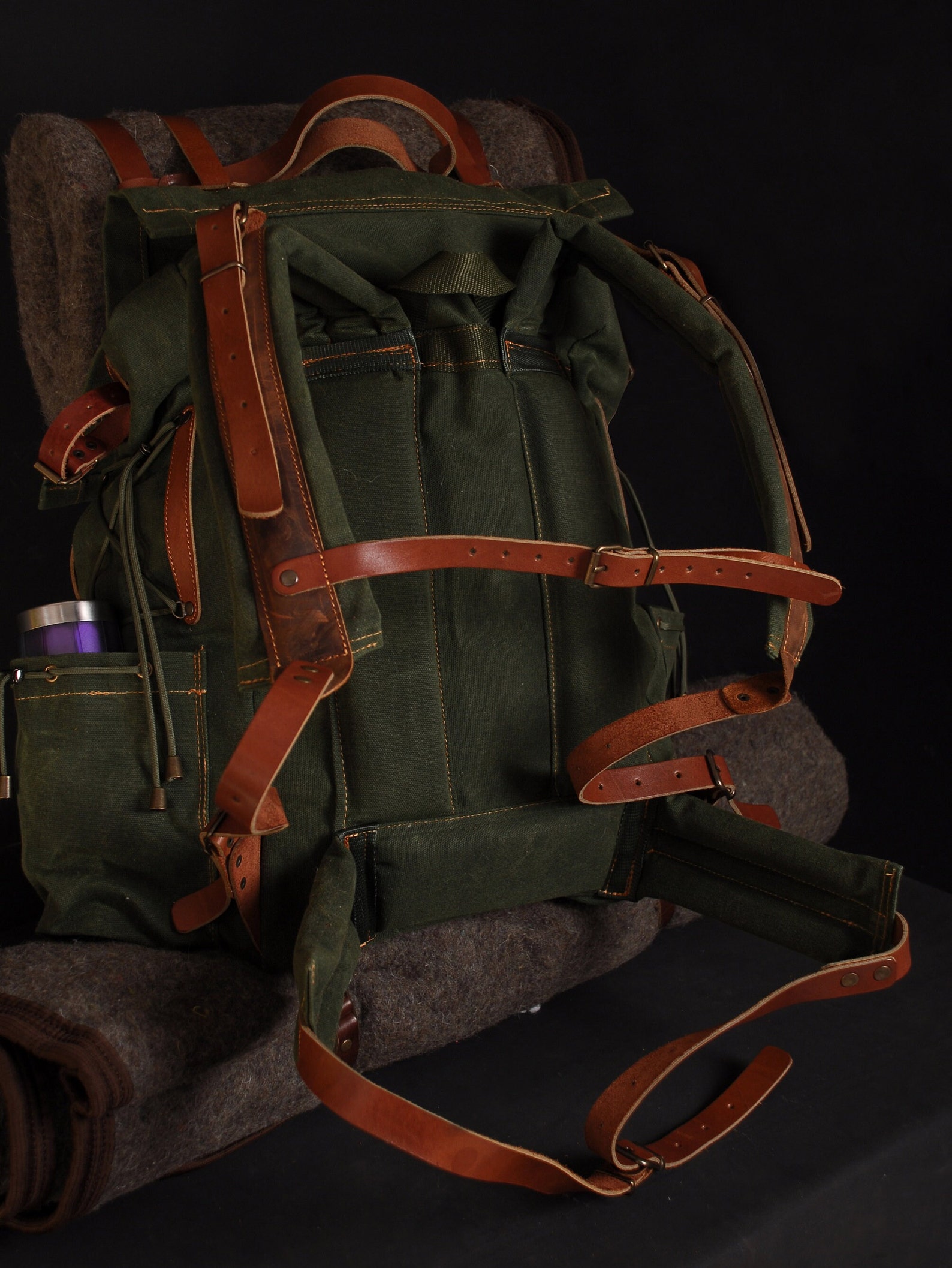 30L to 50L Bushcraft Backpack Brown Green Dhaki Colours - Etsy