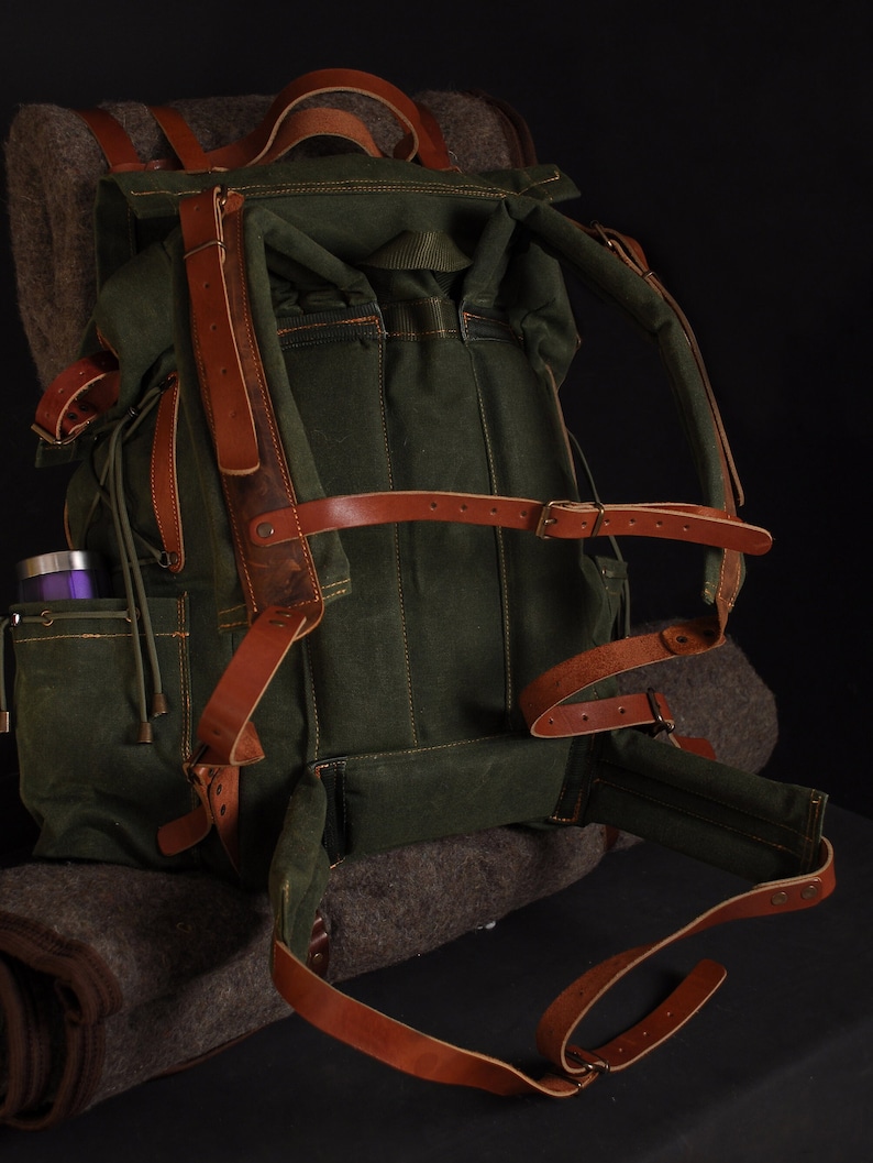 30L to 50L | Bushcraft Backpack | Brown, Green, Dhaki Colours ...