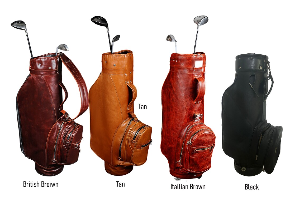 Limited | 4 Bestseller Handmade Leather Golf Bag | Tailor Made ...