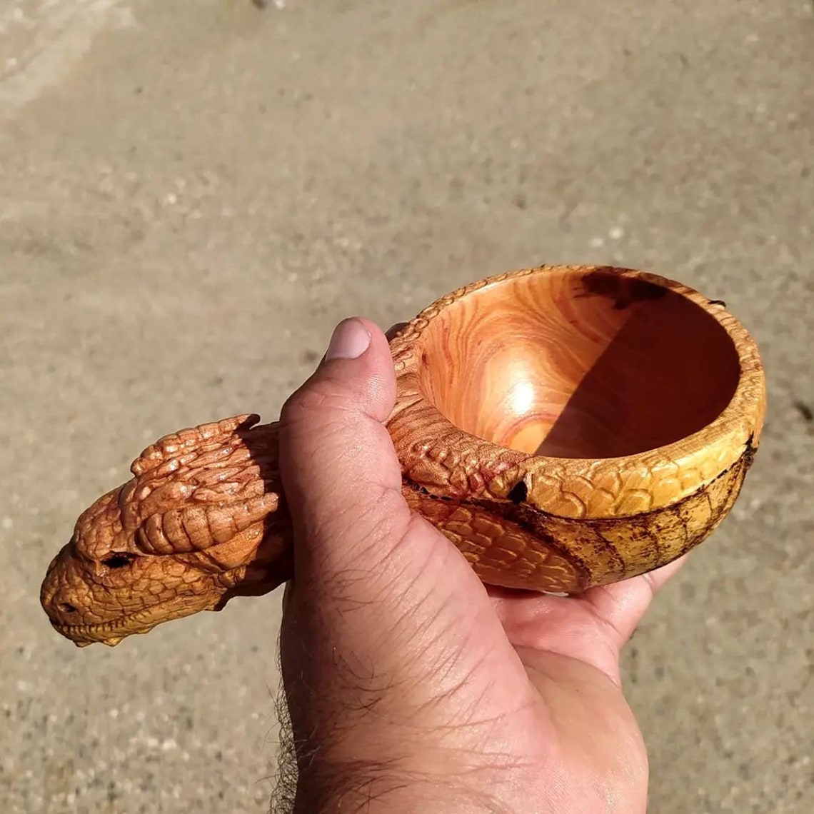 Dragon Kuksa Bushcraft Handmade Kuksa Wooden Mug Lion Claw - Etsy