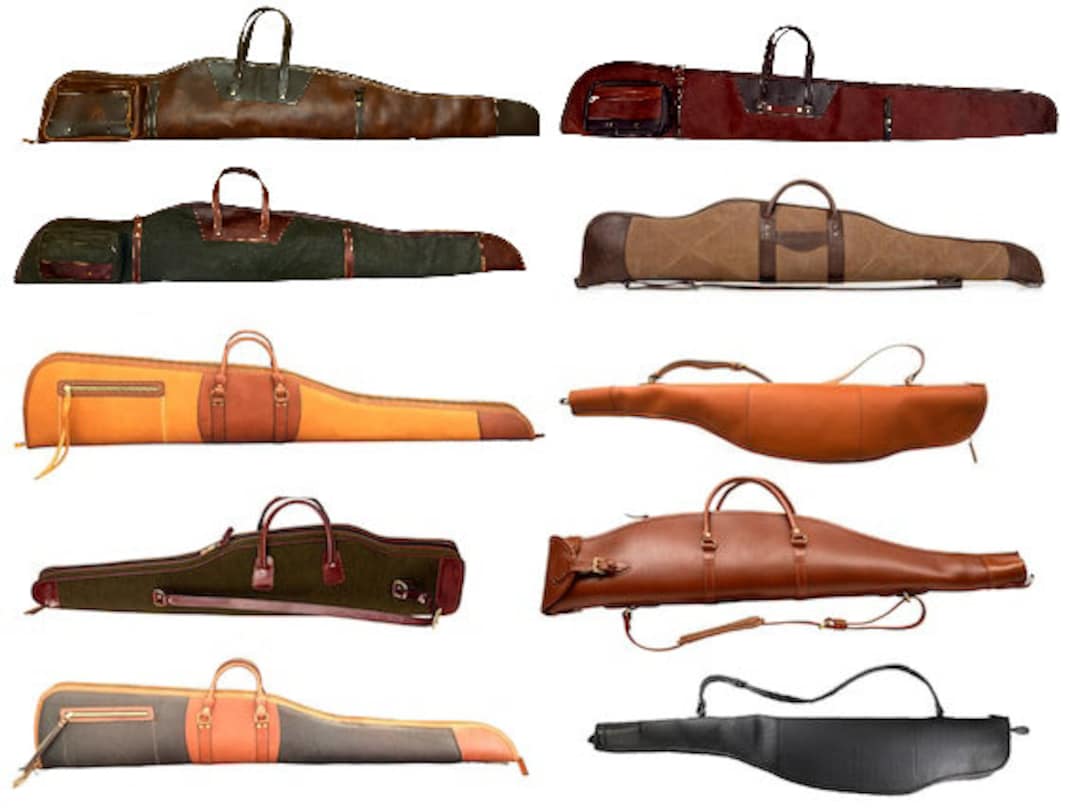Handmade 9 Model | Leather Rifle Bag | Canvas Rifle Bag | Waxed Canvas ...