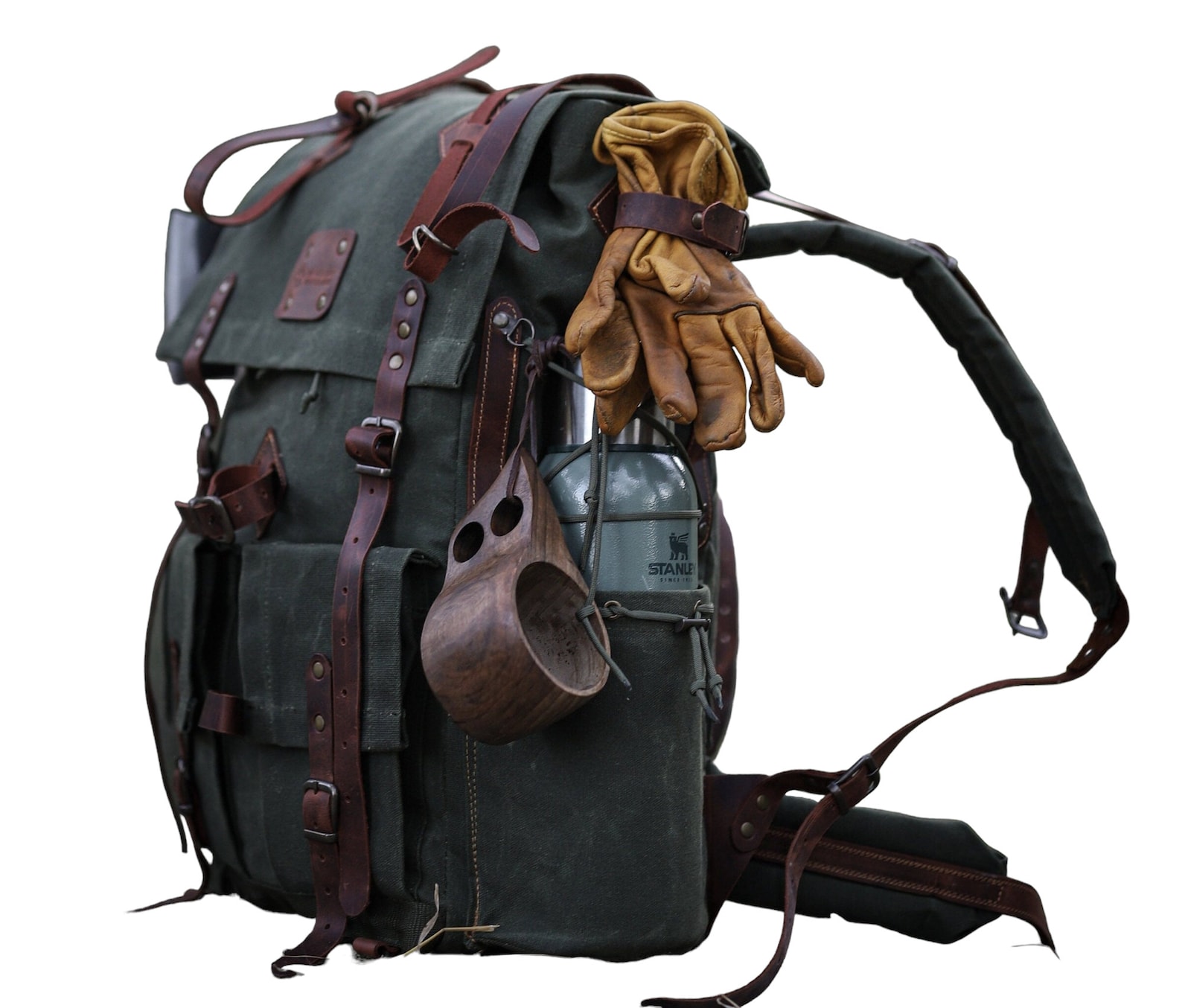 Hiking | Hiking Backpack | Hiking Bag | Leather and Canvas Backpack ...