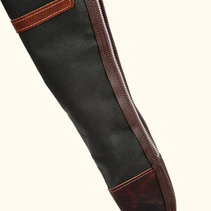 Handmade | Leather Rifle Bag | Canvas Rifle Bag | Waxed Canvas ...