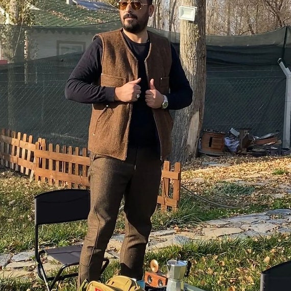 Bushcraft Brown Vest You Will Be Ready for Adventure Best | Etsy