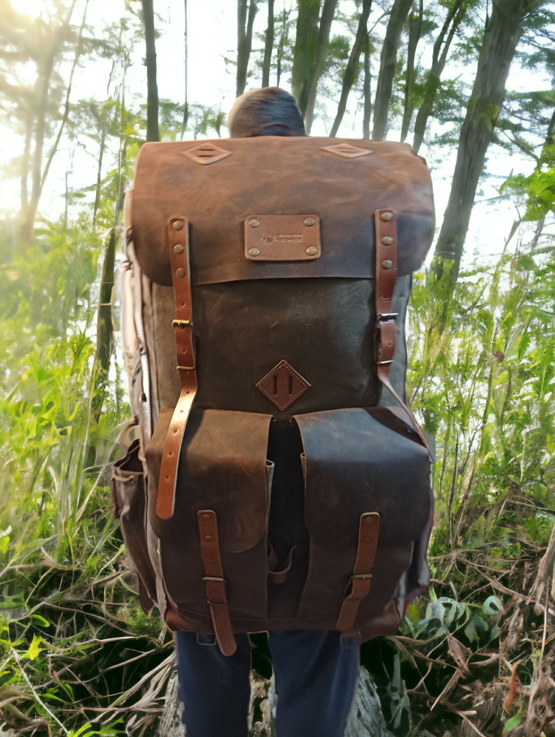 80L - 70L - 60L - 50L Options | Black-brown-green | Extra Large ...