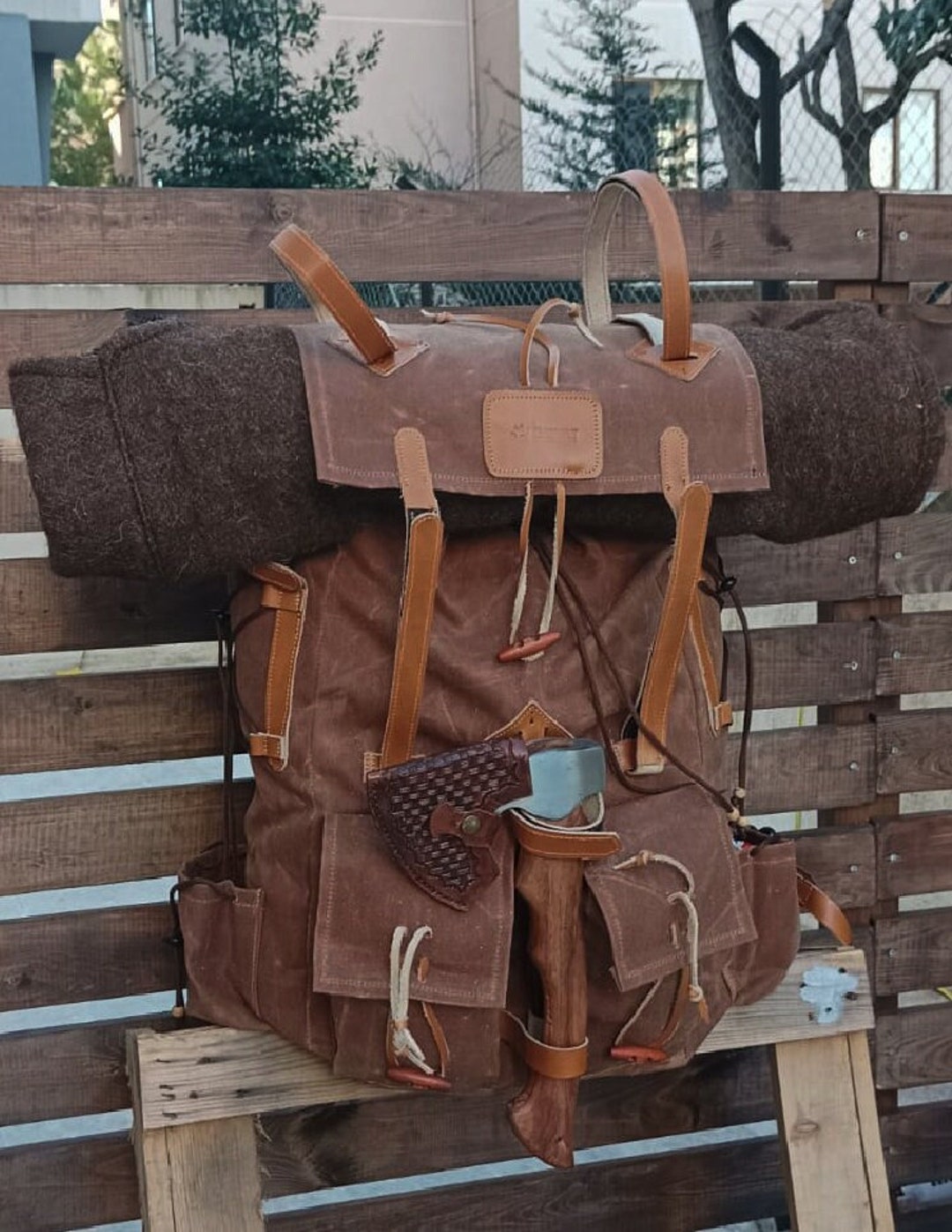 New Model | Velcro Connectors | Handmade Primitive Camping Bushcraft ...