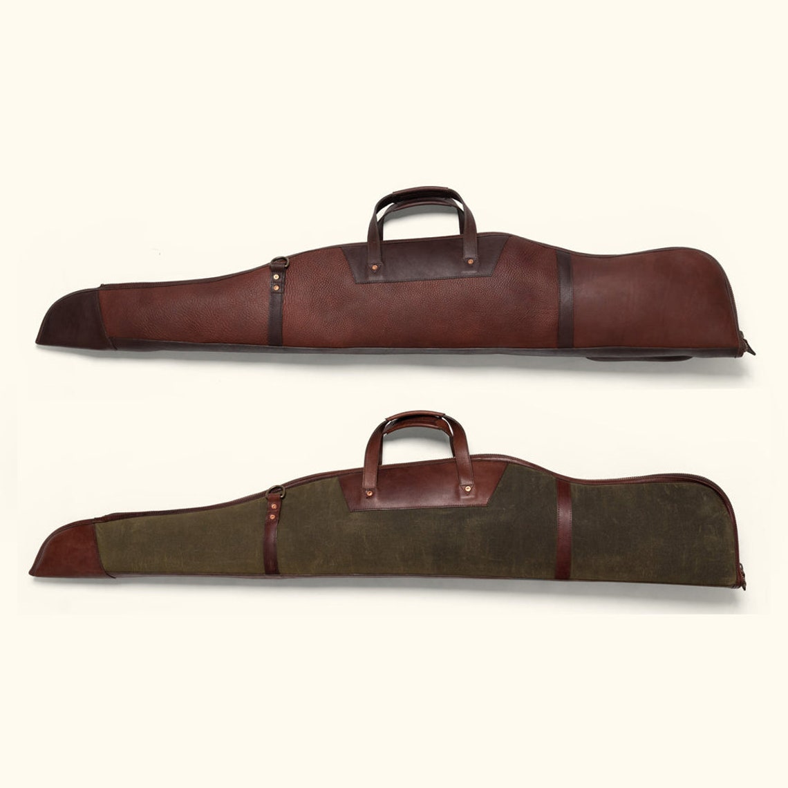 Handmade Leather Rifle Bag Canvas Rifle Bag Waxed Canvas - Etsy