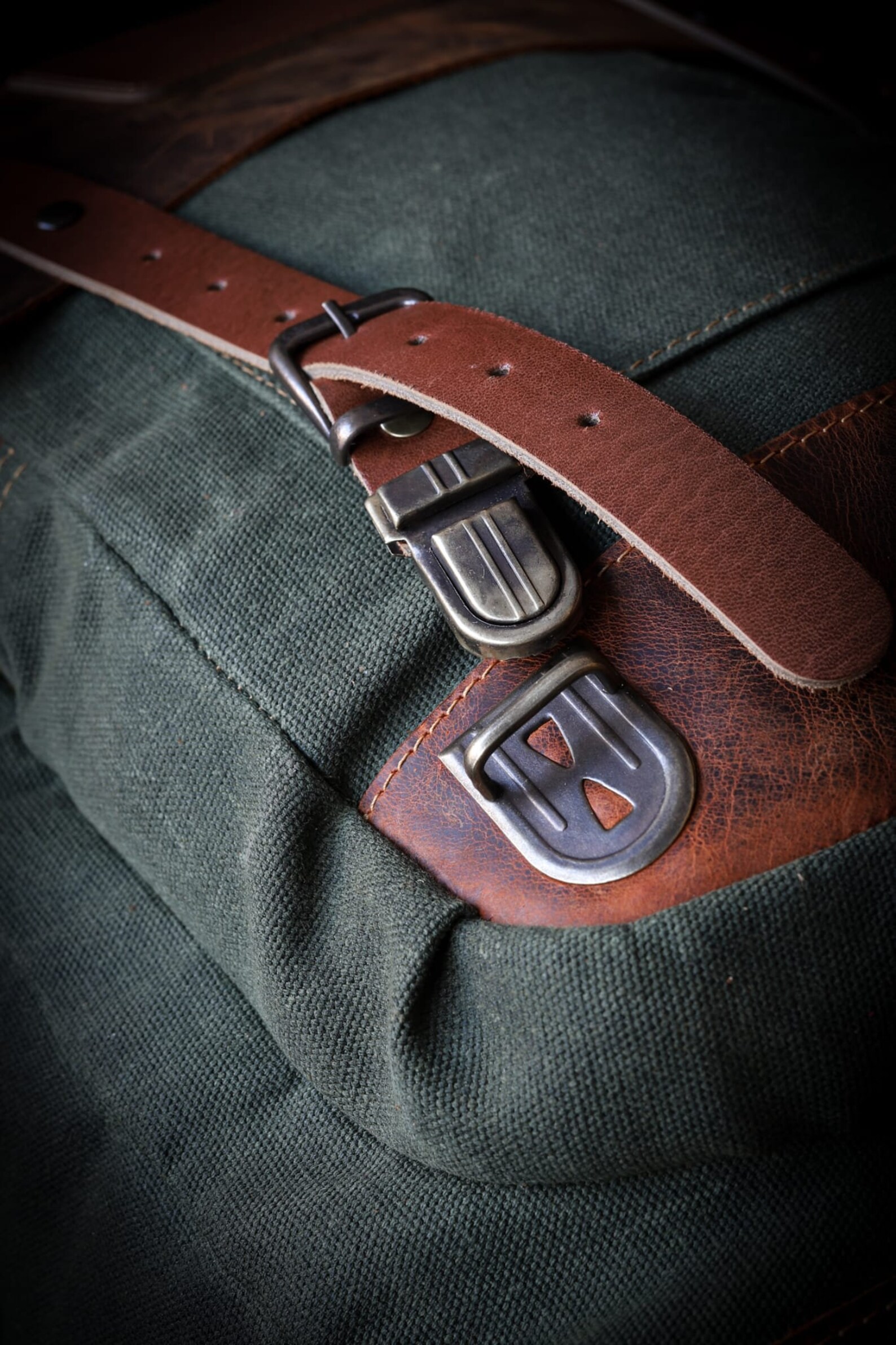 With Zipper | Handmade | Hiking Backpack | Daypack | Custom | Leather ...