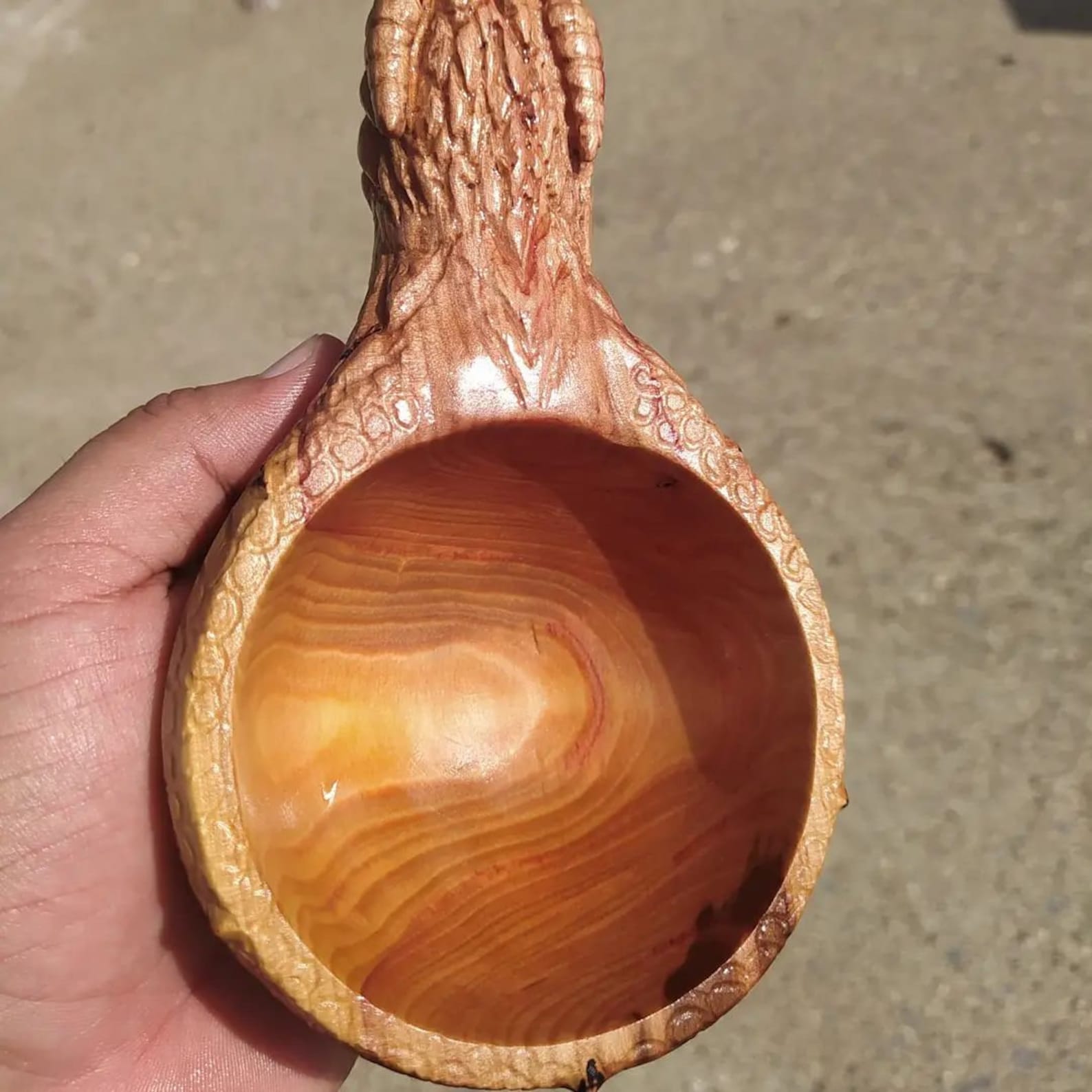 Dragon Kuksa, Bushcraft Handmade Kuksa, Wooden Mug Lion Claw Model ...