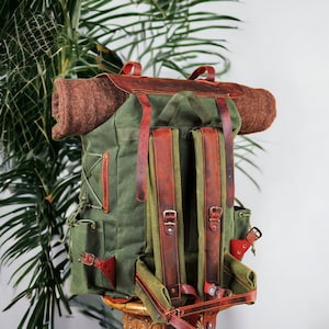 Handmade | Camping Backpack | Hiking Backpack | Bushcraft Backpack ...