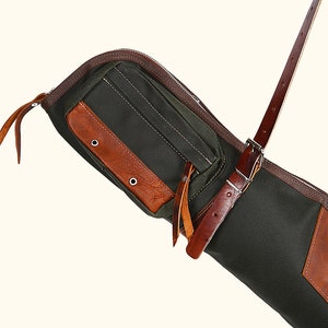Handmade | Leather Rifle Bag | Canvas Rifle Bag | Waxed Canvas ...