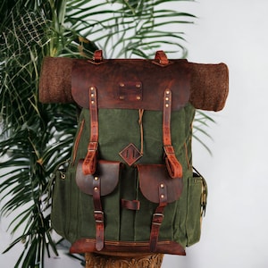 Handmade | Camping Backpack | Hiking Backpack | Bushcraft Backpack ...