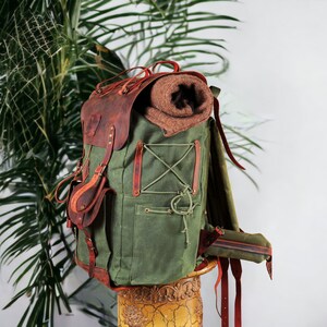 Handmade | Camping Backpack | Hiking Backpack | Bushcraft Backpack ...