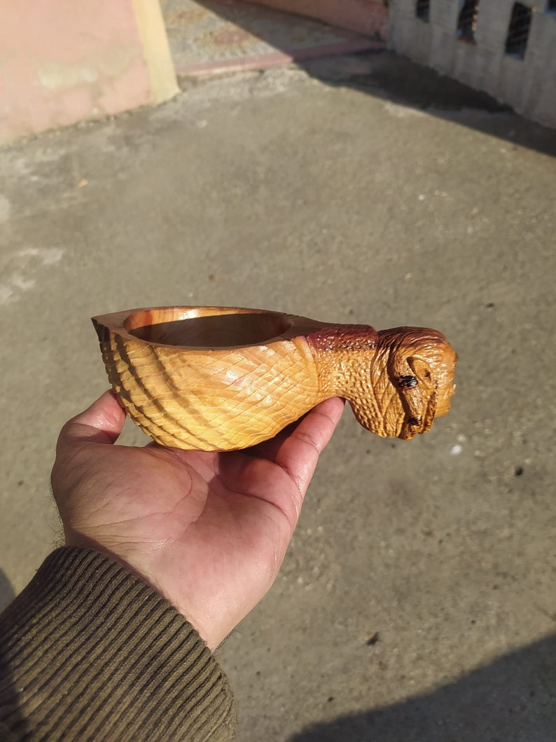 Monster Kuksa, Handmade Kuksa, Wooden Mug, Scandinavian Nordic Tea Cup ...
