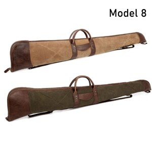 Handmade 9 Model | Leather Rifle Bag | Canvas Rifle Bag | Waxed Canvas ...