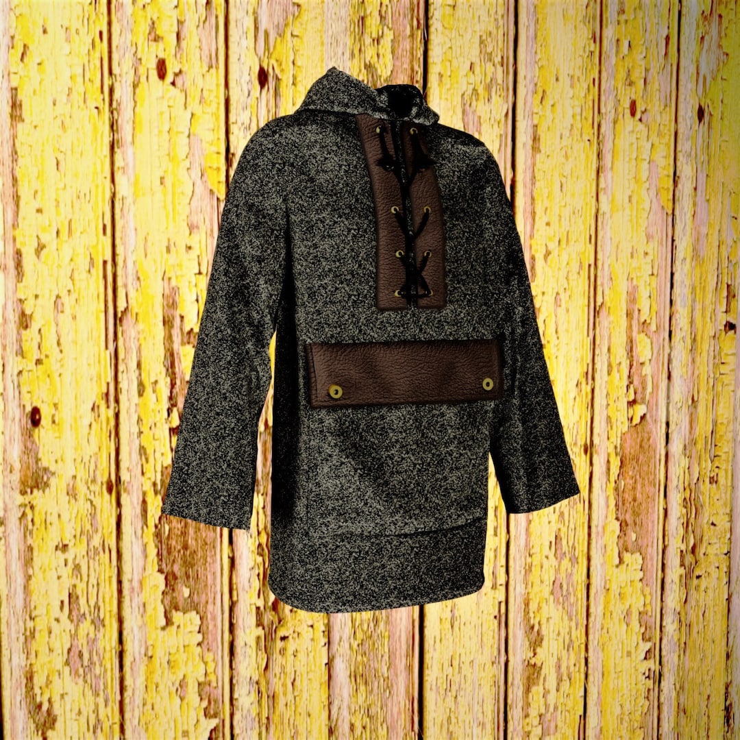 Wool and Leather Anorak | Bushcraft | Camping | 3 New Model Anorak ...