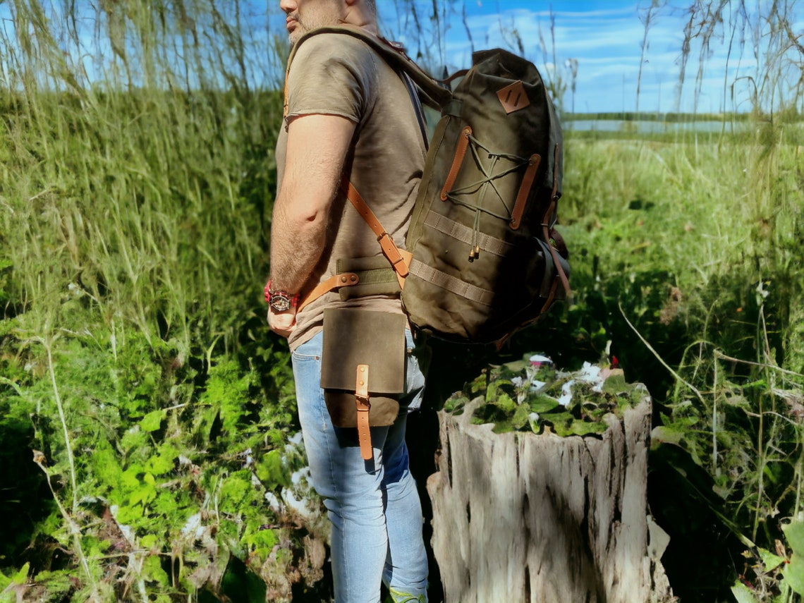 Molle Bushcraft Backpack Suitable for Bushcraft, Travel, Camping ...