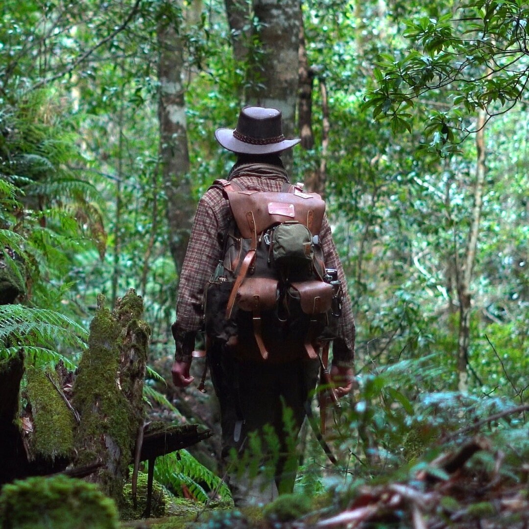 30L to 80L | Brown-green | Camping Backpack | Bushcraft Backpack ...
