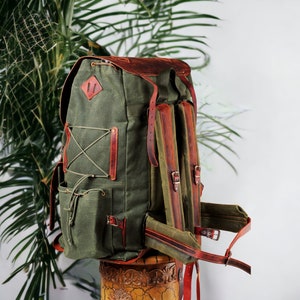 Handmade | Camping Backpack | Hiking Backpack | Bushcraft Backpack ...