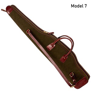 Handmade 9 Model | Leather Rifle Bag | Canvas Rifle Bag | Waxed Canvas ...