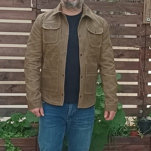 Summer Jacket | Waxed Canvas Jacket | Tailored to Your Size | Brown ...