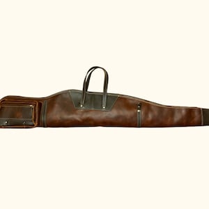 Handmade | Leather Rifle Bag | Canvas Rifle Bag | Waxed Canvas ...