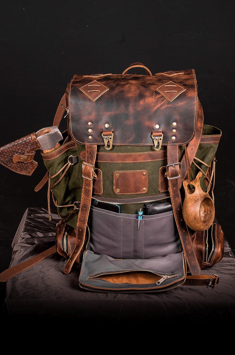 Bestseller 8 Laptop-travel Backpack Models | Leather and Canvas or Full ...