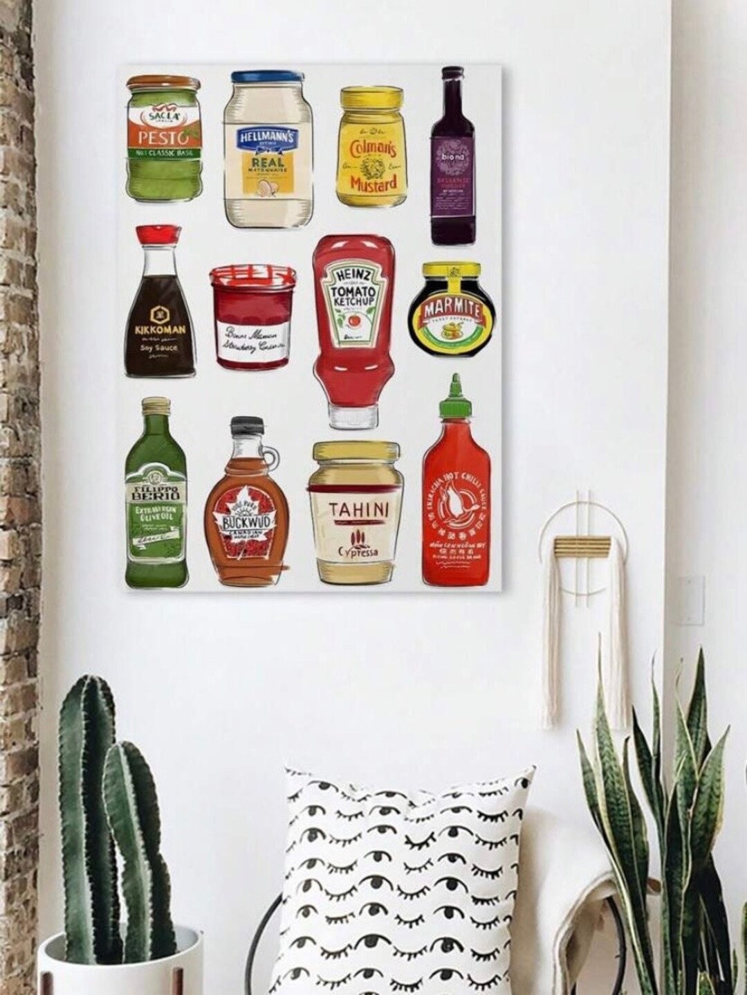 British Pantry Food Staples Art Print / Typography / Artwork / Print ...