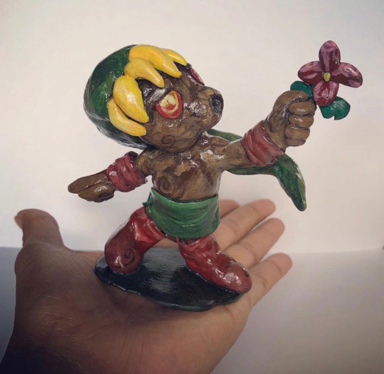 Deku Link Clay Sculpture-handmade, Majoras Mask Inspired,unique Gift ...