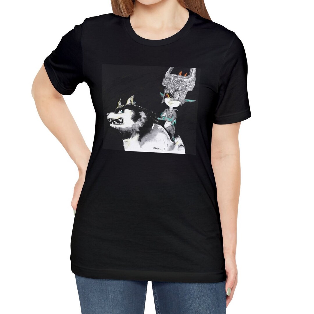 Midna and Wolf Link Art Unisex Jersey Short Sleeve Tee, Gamer Gift ...
