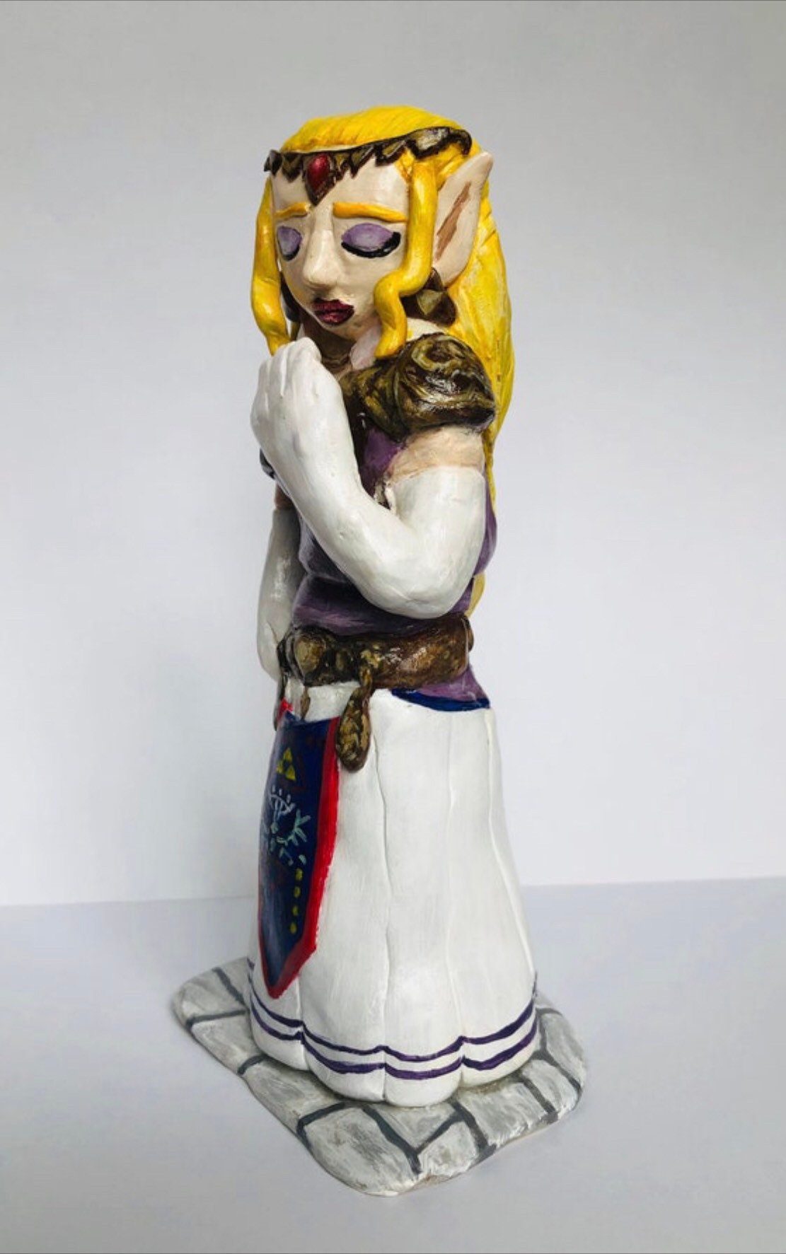 Princess Zelda Inspired Clay Sculpture-handmade|unique Game Lover Gift ...