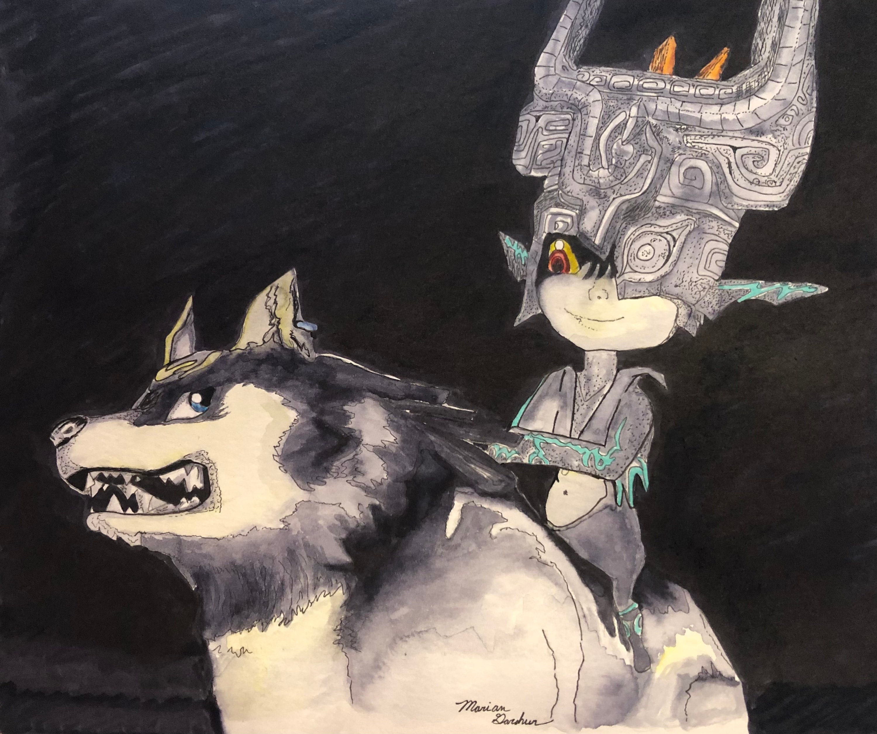 Wolf Link Drawings